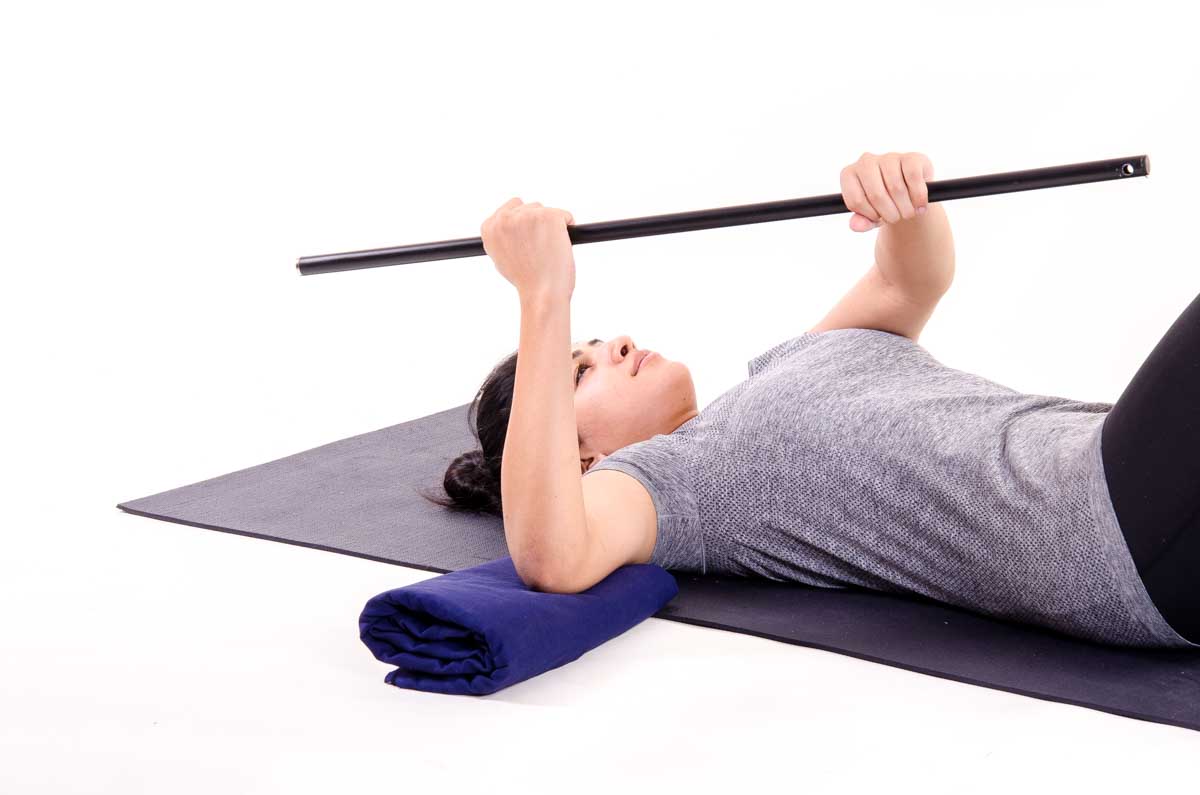 Supine Shoulder External Rotation at 90 with Cane - Vissco Healthcare ...