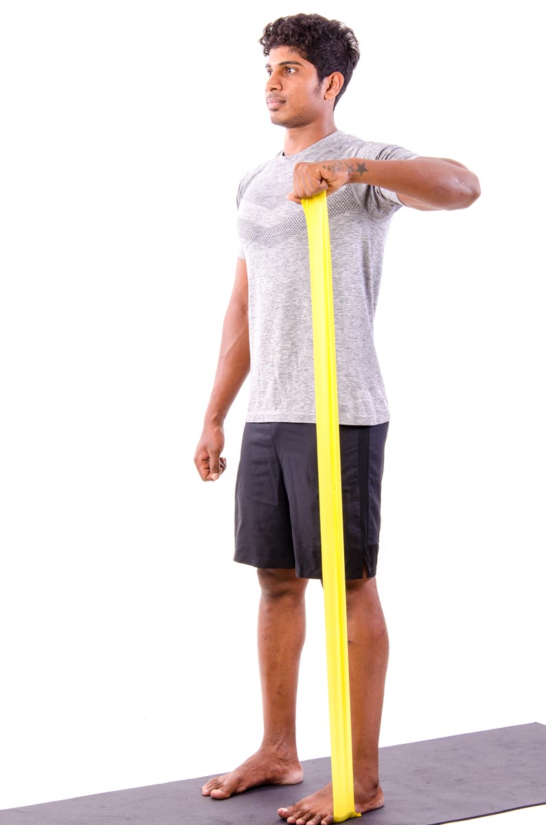 Shoulder External Rotation at 90 using Theraband - Vissco Healthcare ...