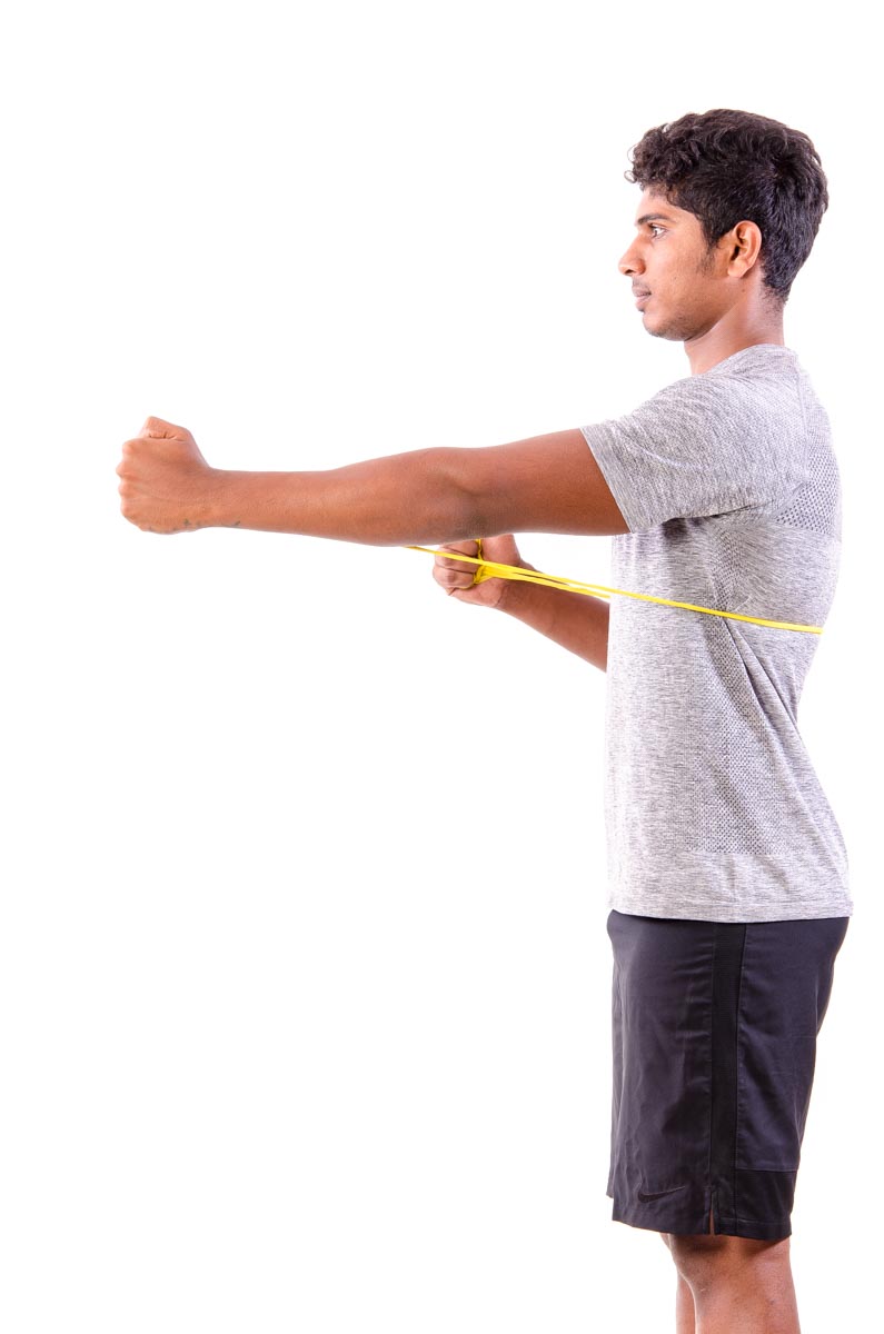 Standing Punch Plus with Theraband - Vissco Healthcare Private Limited.