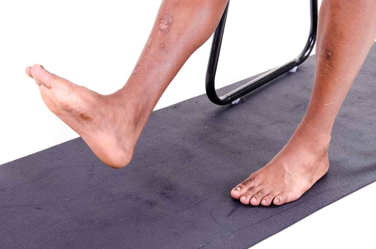 Making Numbers with Foot on Chair - Vissco Healthcare Private Limited.