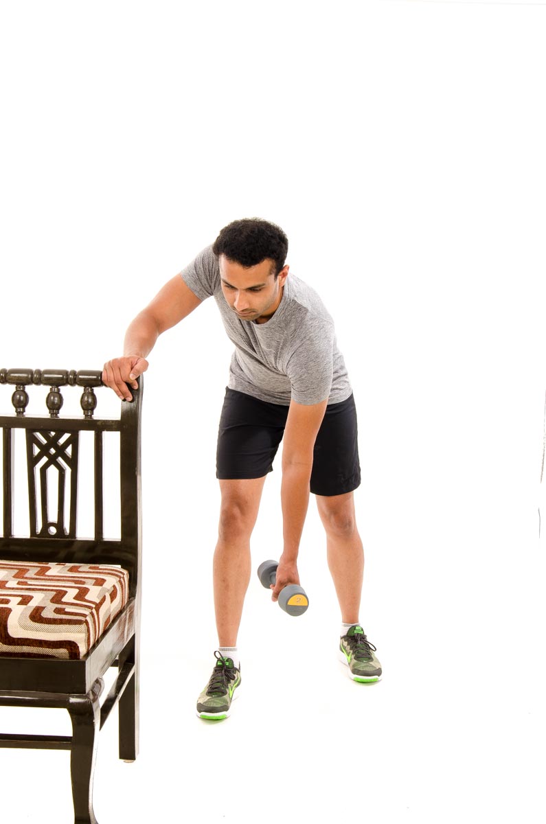 Shoulder Pendulum Anti-Clock Circle using Dumbbell - Vissco Healthcare ...