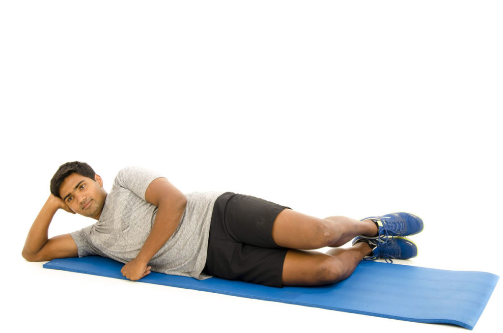 Lying Side Clam Exercise