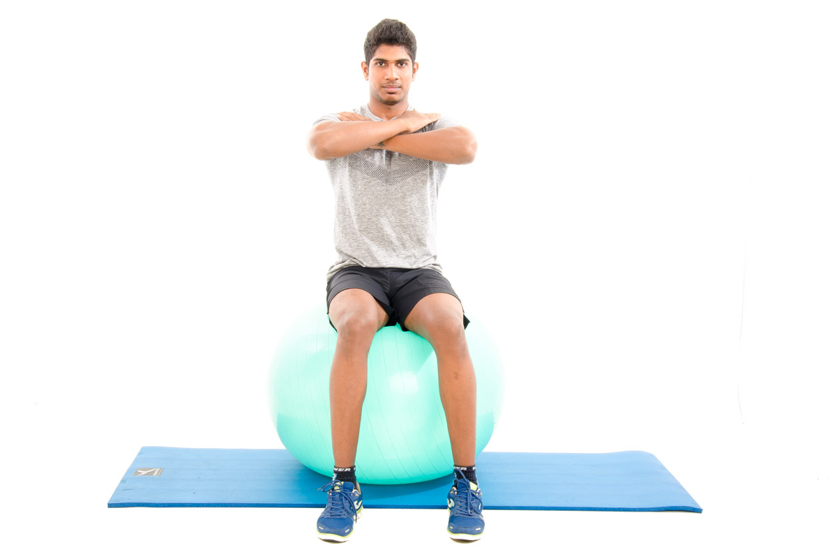 Gym Ball Trunk Rotation - Vissco Healthcare Private Limited.